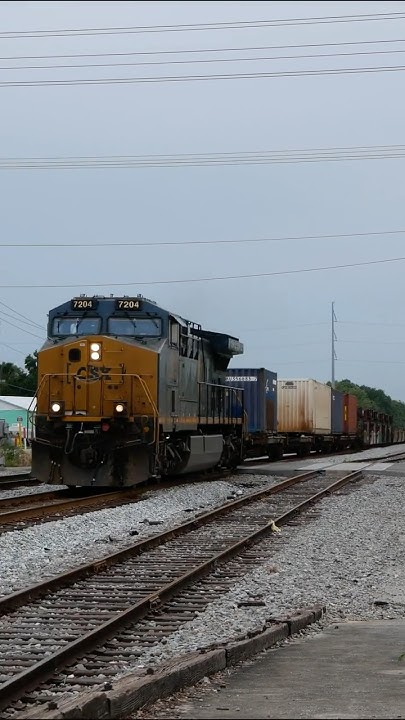CSXT 7204's AMAZING 1PC NF Nathan K5LLA! #train #csx #railfan #trainhorn #shorts - YouTube