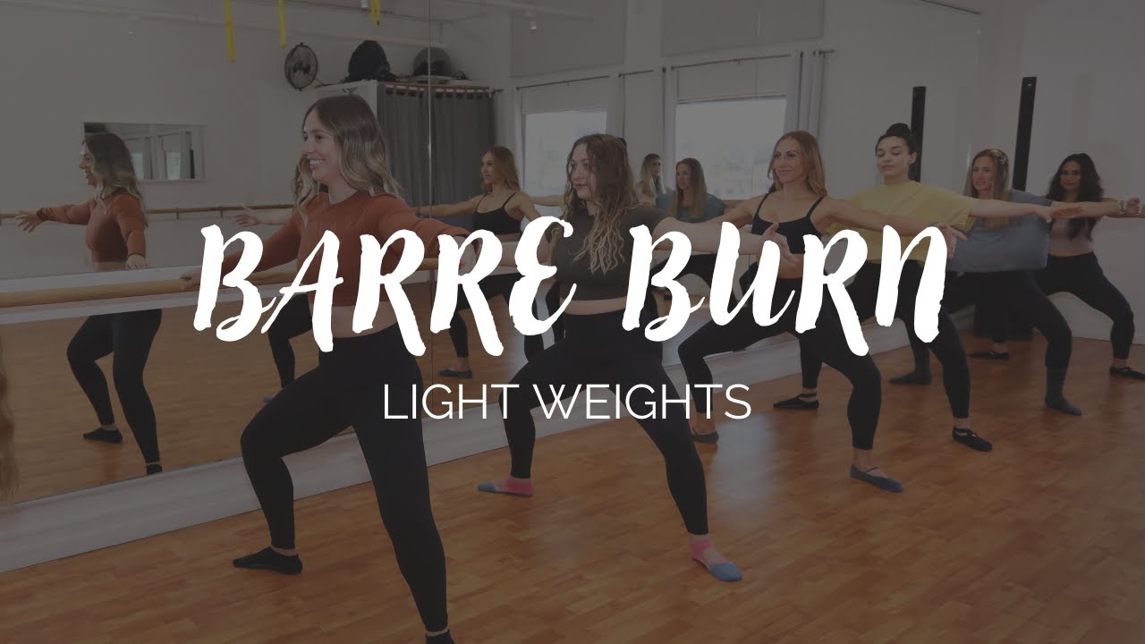 BarreWell LIVE Barre Burn Class - YouTube