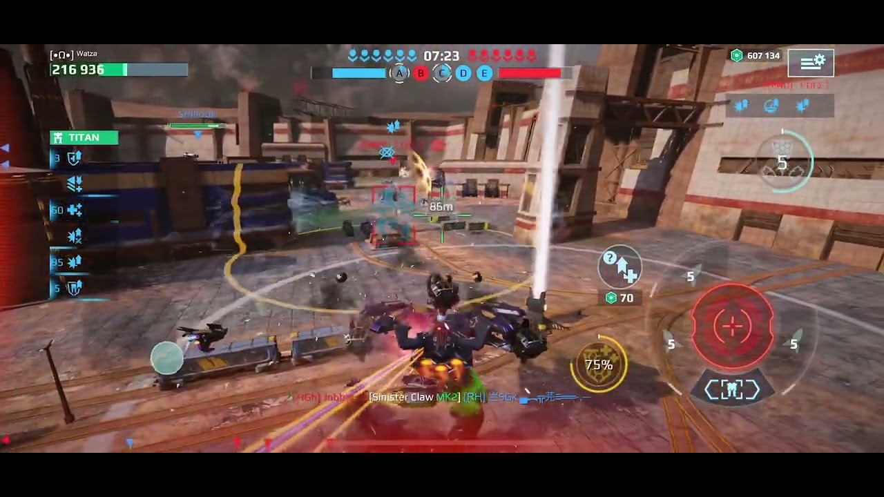 First Game with the New Ophion & Labrys Weapons Gameplay - War Robots ...