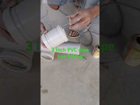 3 inchi vertical pipe line fitting #plumber #shortvideo - YouTube