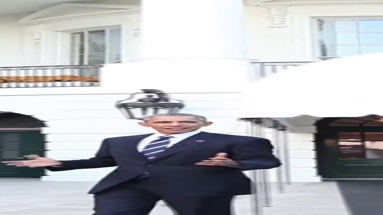 Wide Obama Walking - YouTube