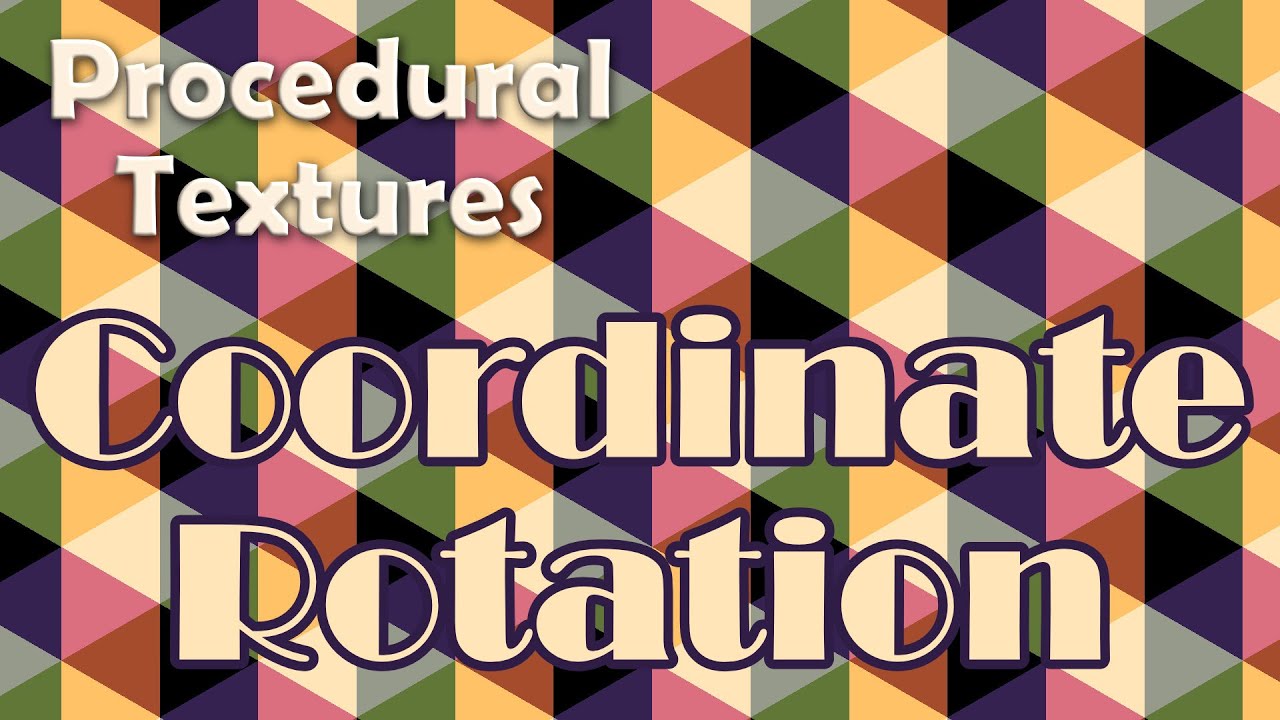 Rotate Patterns in Affinity Photo's Procedural Texture Filter THEORY ...