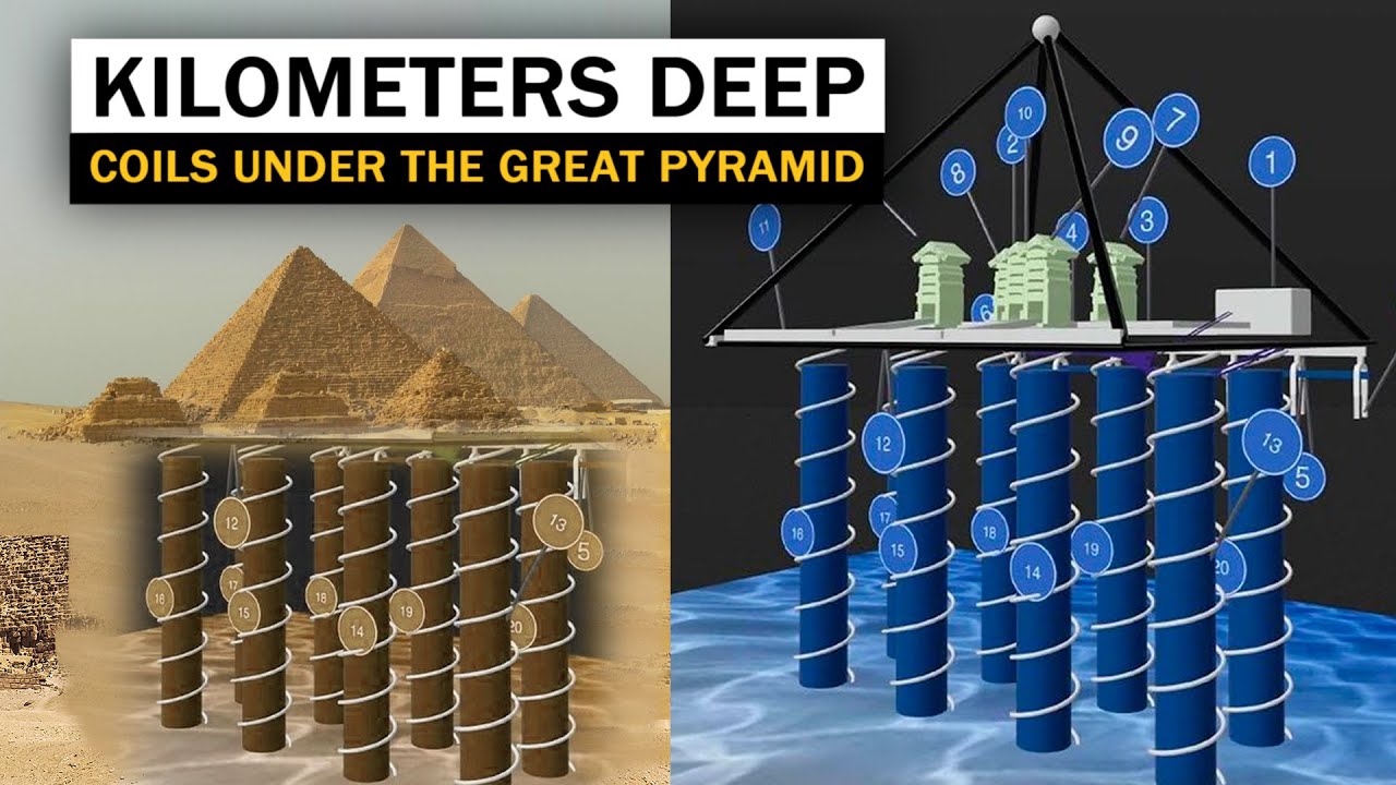 Great Pyramid Discovery 2025 - Giant Coils Going Kilometers Deep Found ...