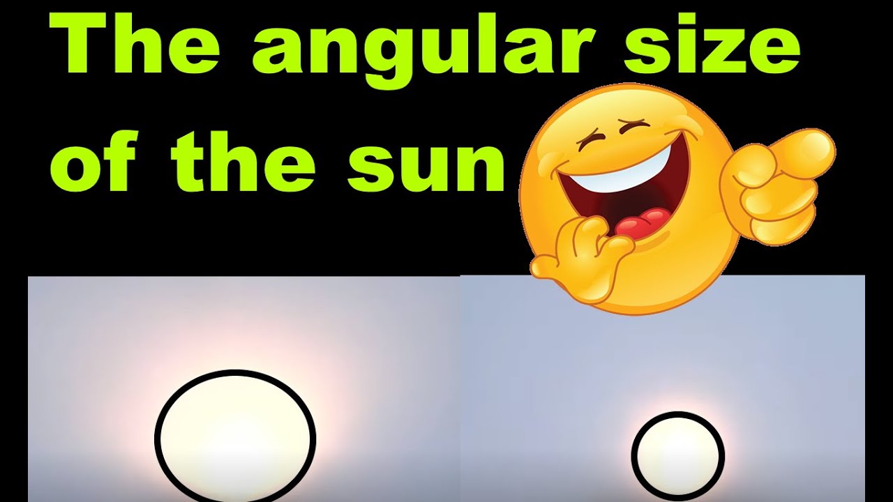 Flat earth: The angular size of the sun - YouTube