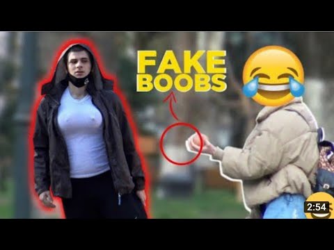 MAN FAKE BREASTS 🤣🤣| BOOBS PUBLIC PRANK IN😜😜😜