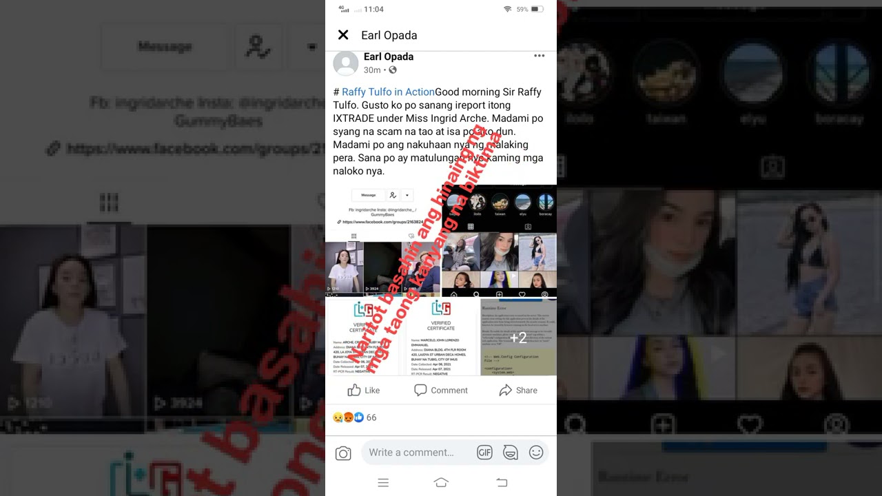 Ingrid arche Scammer - YouTube