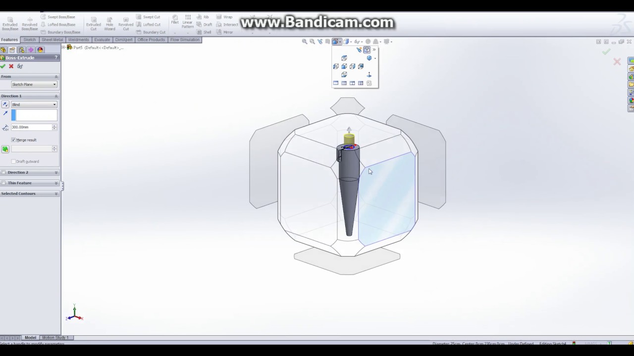 tutorial solidwork cyclone - YouTube