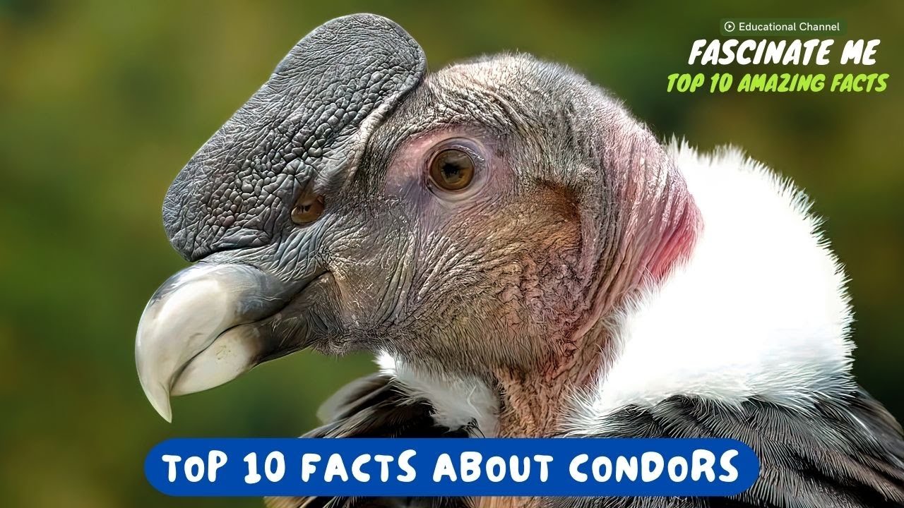 Top 10 most interesting and fascinating facts about CONDORS - YouTube