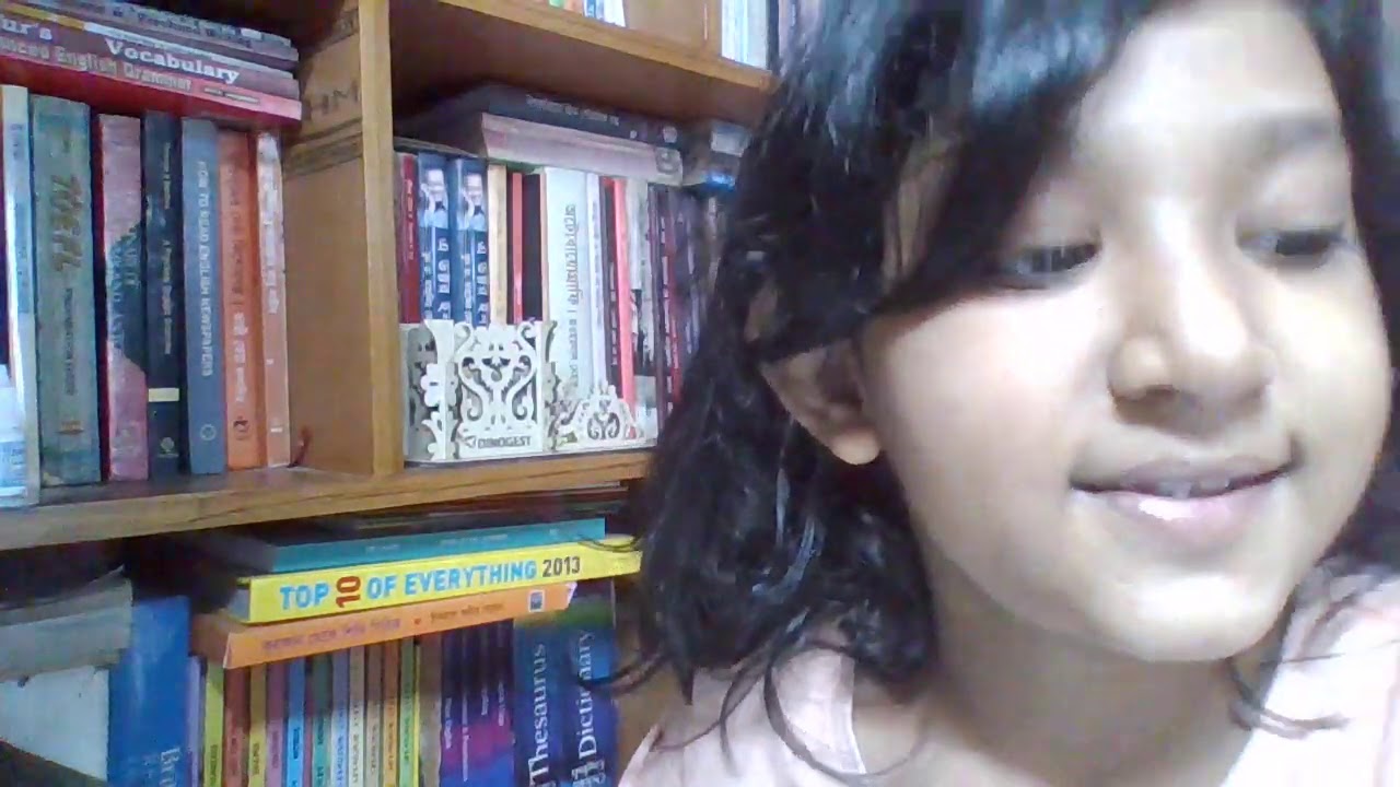 Afra is showing her drawings - YouTube