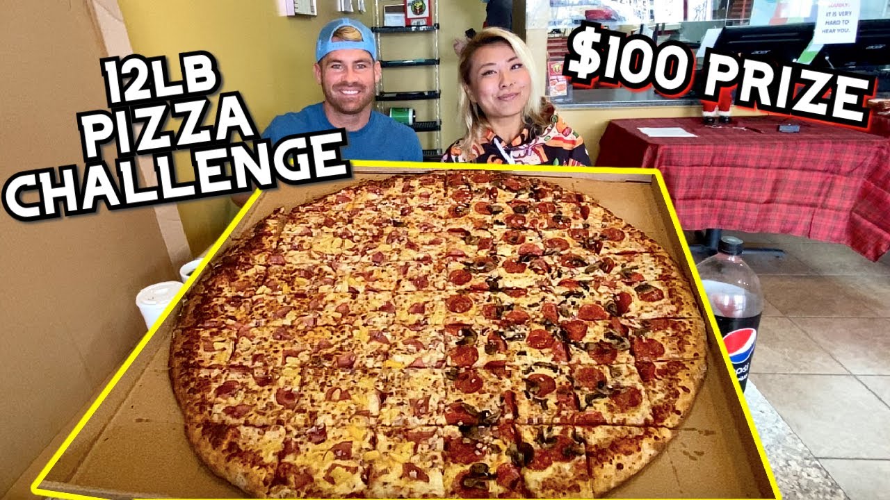 $100 CASH PRIZE - 12LB PIZZA TEAM CHALLENGE - FOX'S PIZZA DEN IN ...