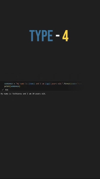Python String Formatting Python Tutorials Python For Beginners Technology Python Shorts