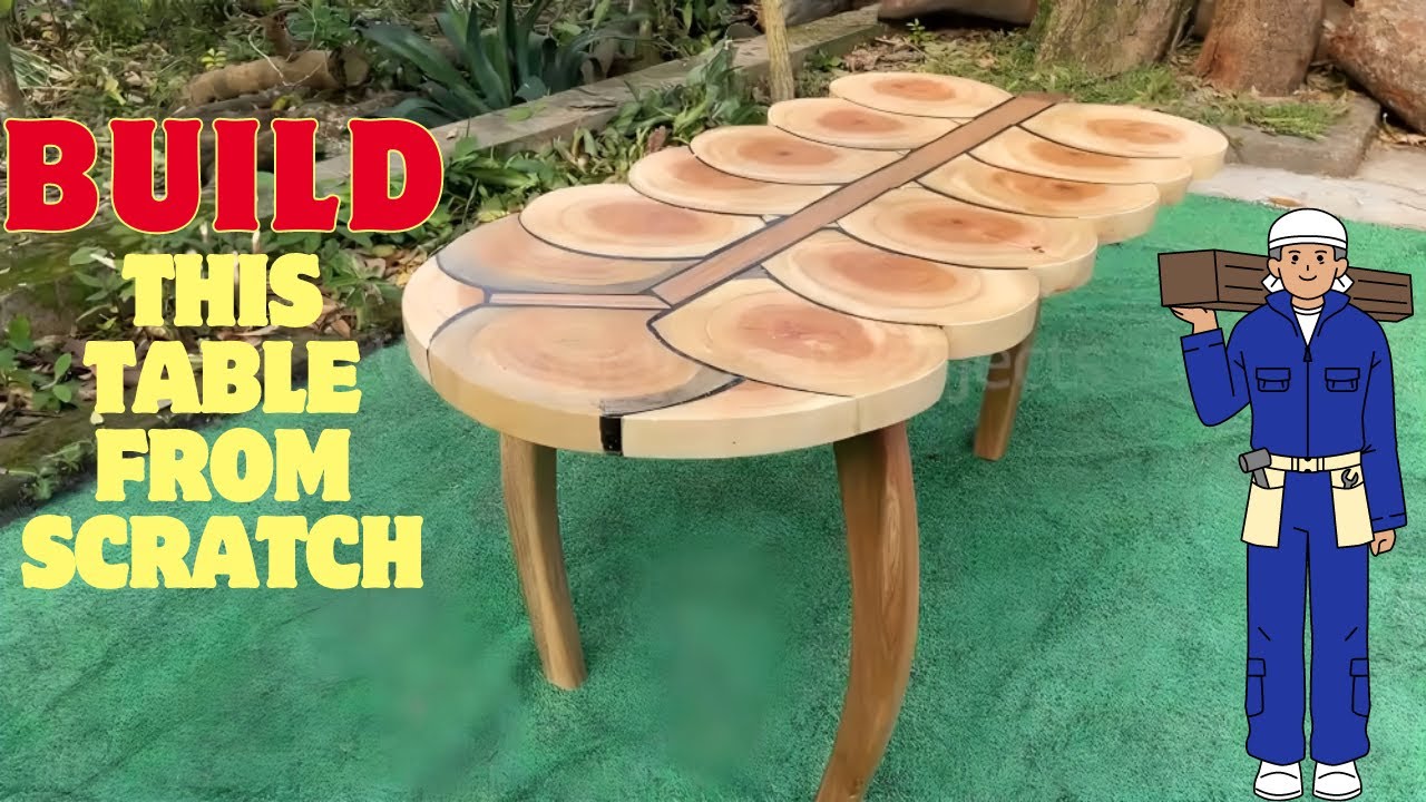 "Crafting a Beautiful Coffee Table from Scratch| Step-by-Step Carpentry ...
