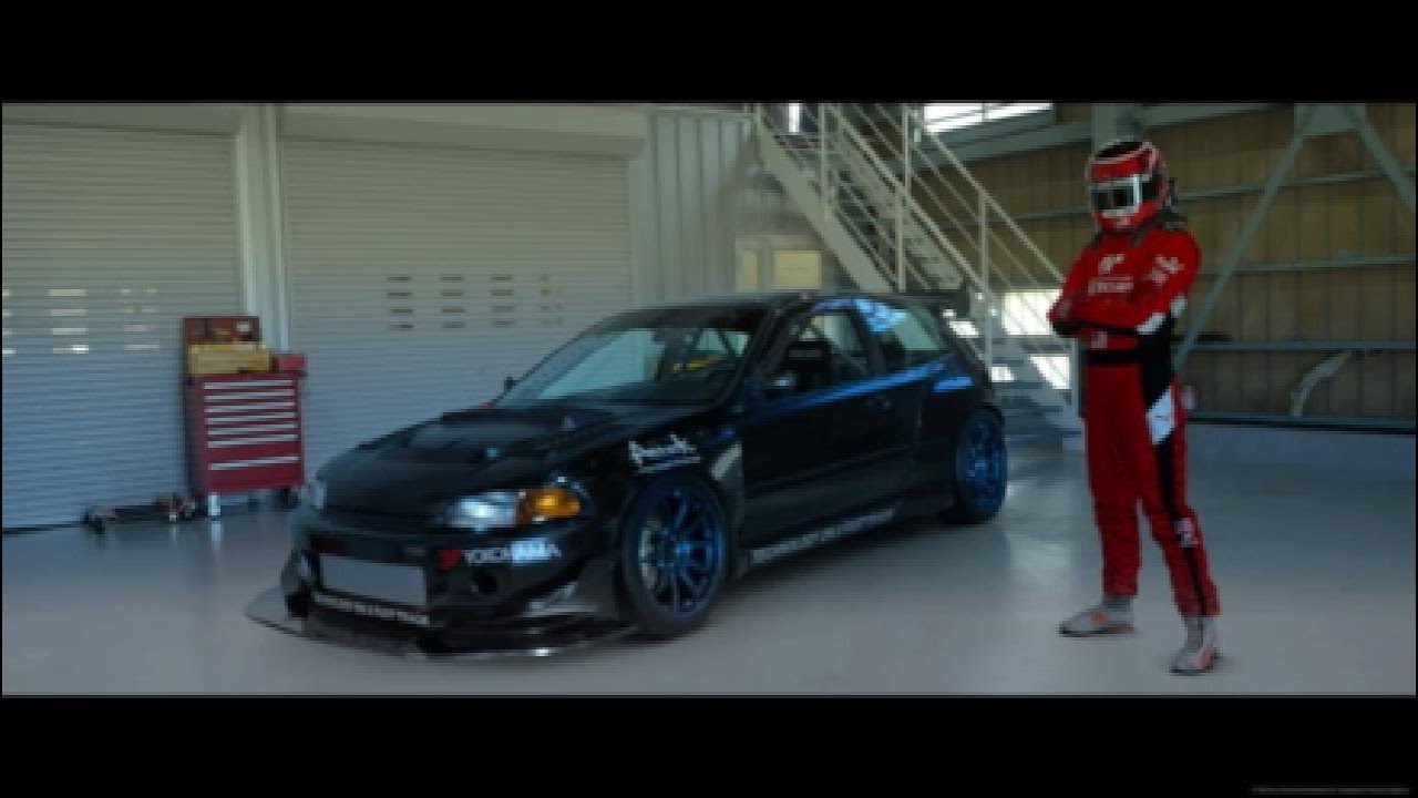 P3 World EG6 Tsukuba Time Attack Garage RCR - YouTube