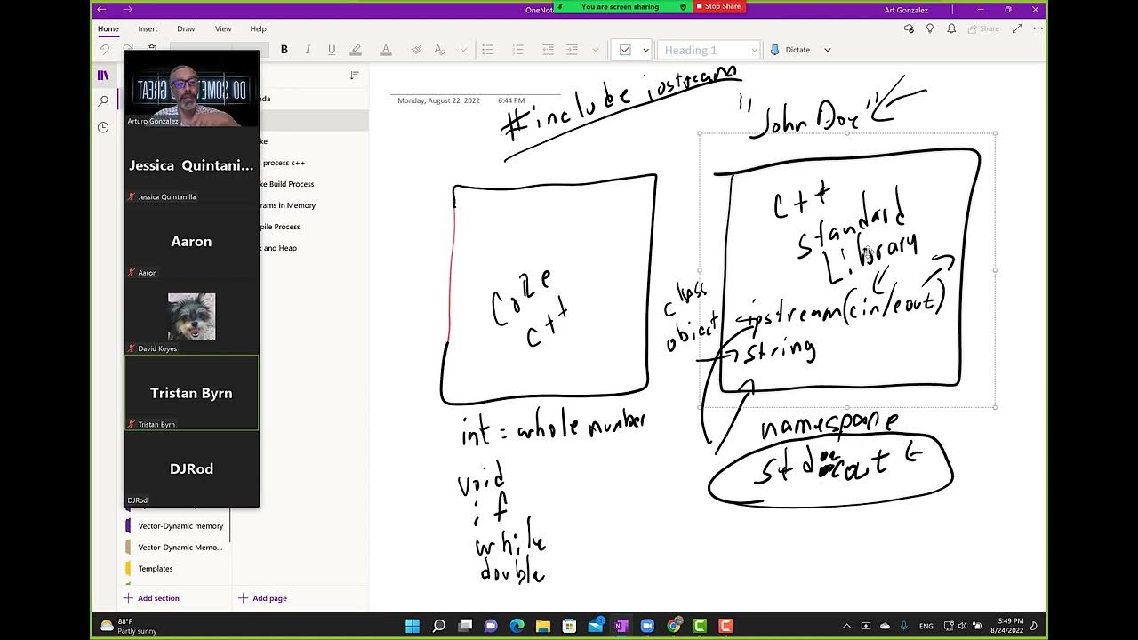 082422 Cosc 1337 C Intro Youtube