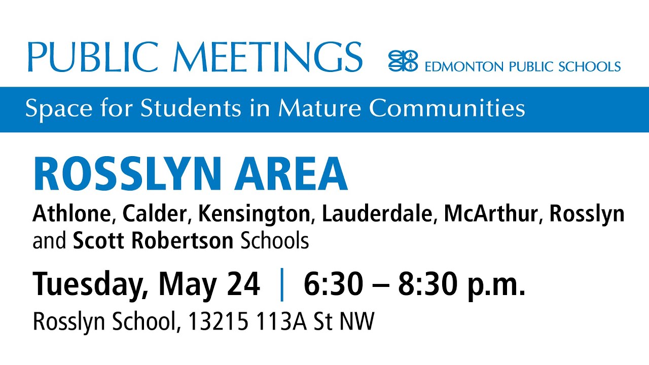 Public Meeting - Rosslyn School - May 24, 2016 - YouTube