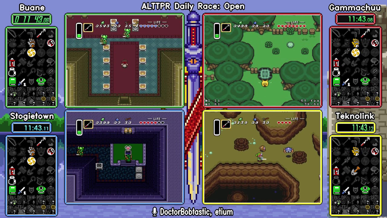 Open 03/01/19 ALTTP Randomizer Daily Race - YouTube