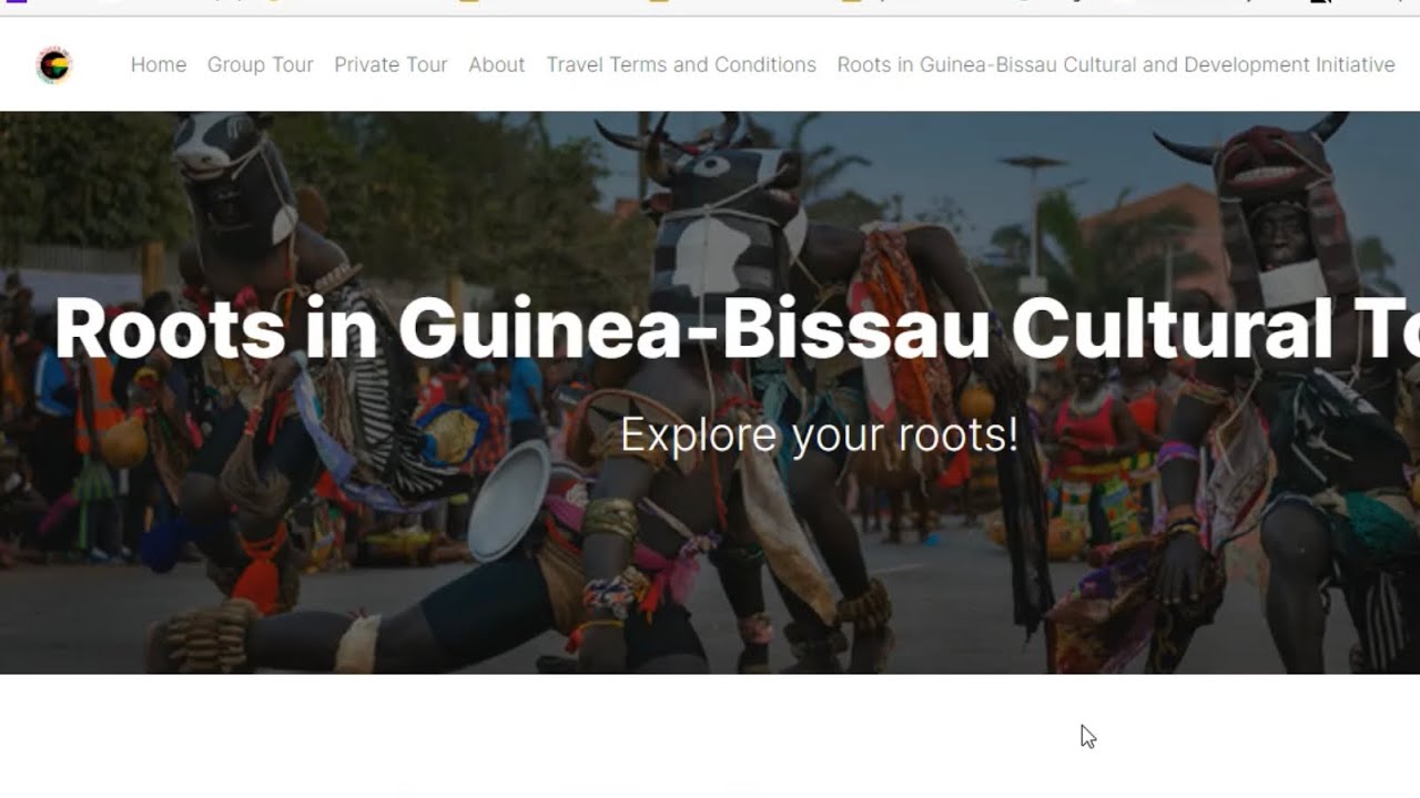 Navigating the Roots in Guinea Bissau Cultural Tours website - YouTube