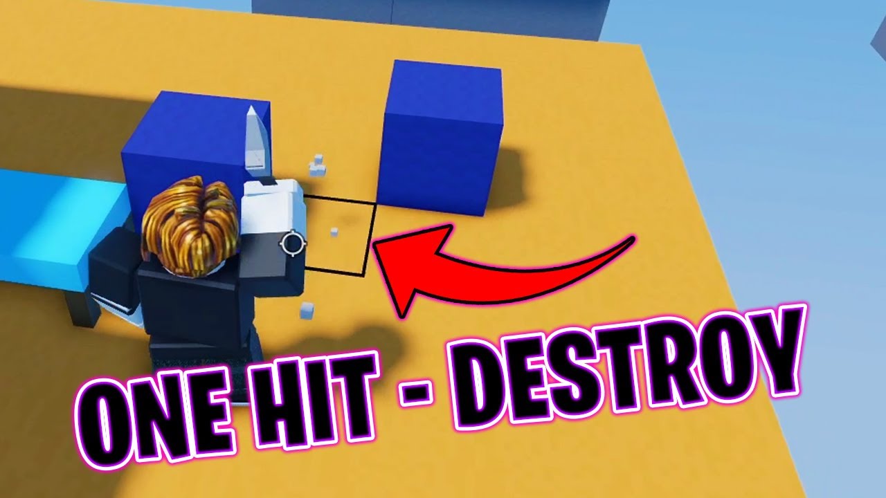 Trick To Destroy Wool Blocks With ONE HIT! Roblox Bedwars - YouTube