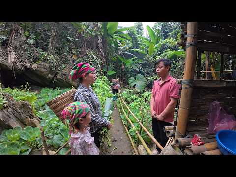 What happened when the two women came to Tran Cong's house to celebrate the Lunar New Year?