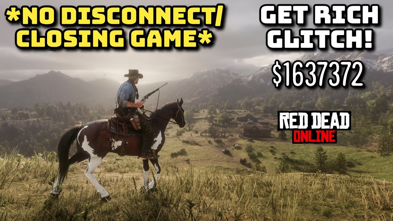 *NO DISCONNECT GLITCH* INFINITE MONEY XP GLITCH - RDR2 ONLINE RED DEAD ...