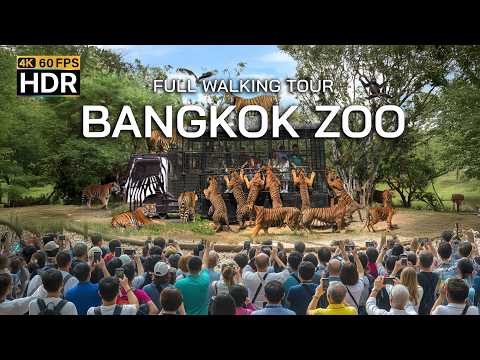 🇹🇭 4K HDR | Safari World Bangkok The Most AMAZING ZOO In The World | Full Walking Tour