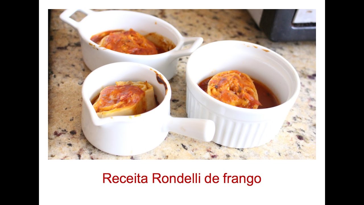 Receita: rondelli de frango - YouTube