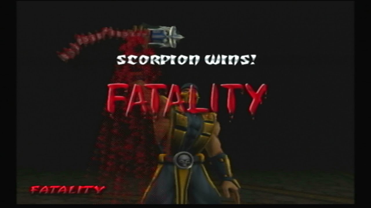 Mortal Kombat Deception-Scorpion Spine Rip Fatality on all Kombatants ...