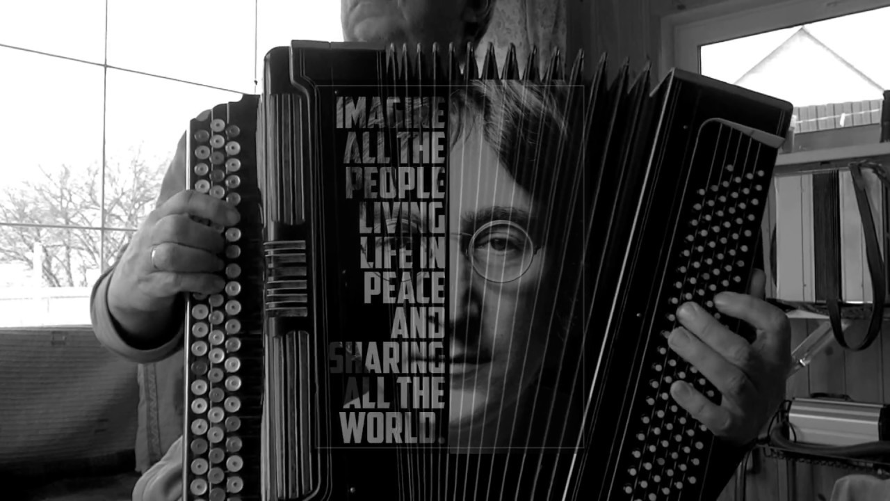 John Lennon - Imagine - Russian accordion (на баяне) - YouTube