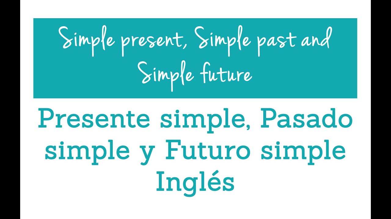Simple tense: simple present, simple past and simple future - YouTube