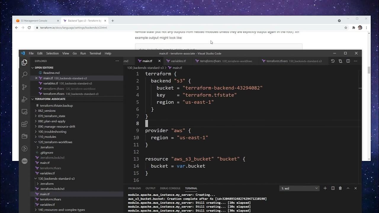 Terraform — Standard Backend Type S3 Youtube