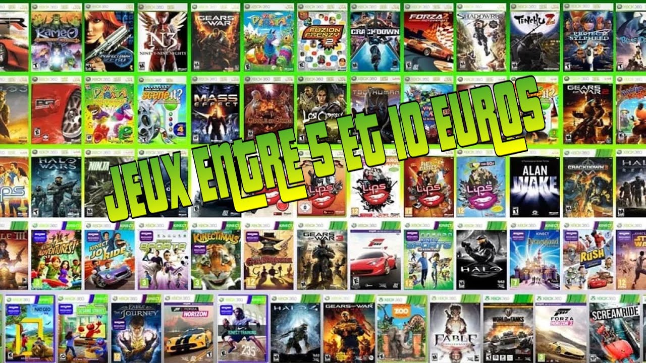 5 JEUX XBOX 360 QUI SE TROUVENT ENTRE 5 ET 10 EUROS - YouTube