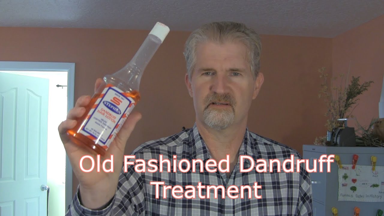 Stephan's Dandruff Hair Lotion: Old-School Dandruff Management - YouTube