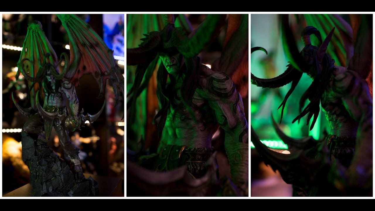 Blizzard Illidan Stormrage Statue Review - YouTube