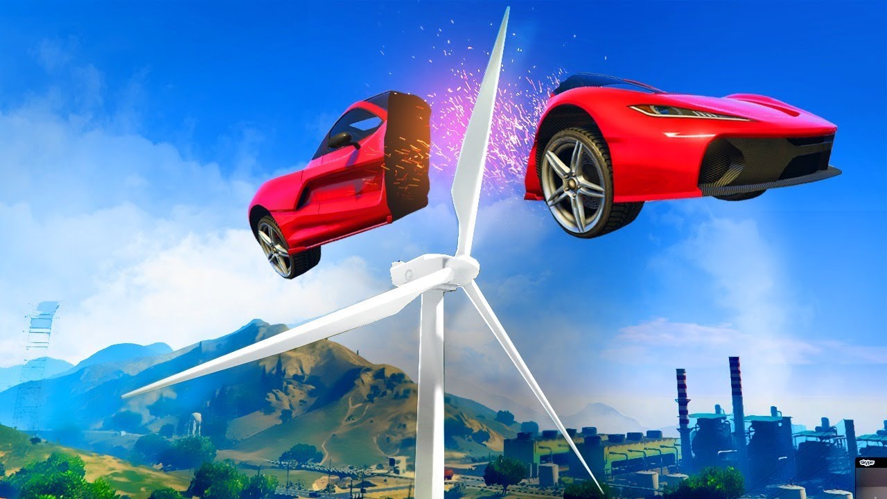 THE WINDMILL SPLIT HIM APART!? (GTA 5 Funny Moments) - YouTube