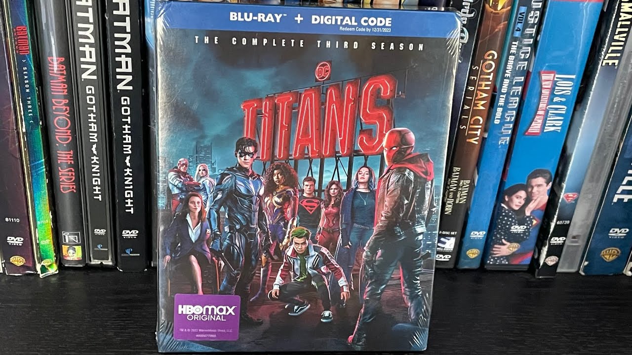 Titans: The Complete Third Season Blu-ray Unboxing - YouTube