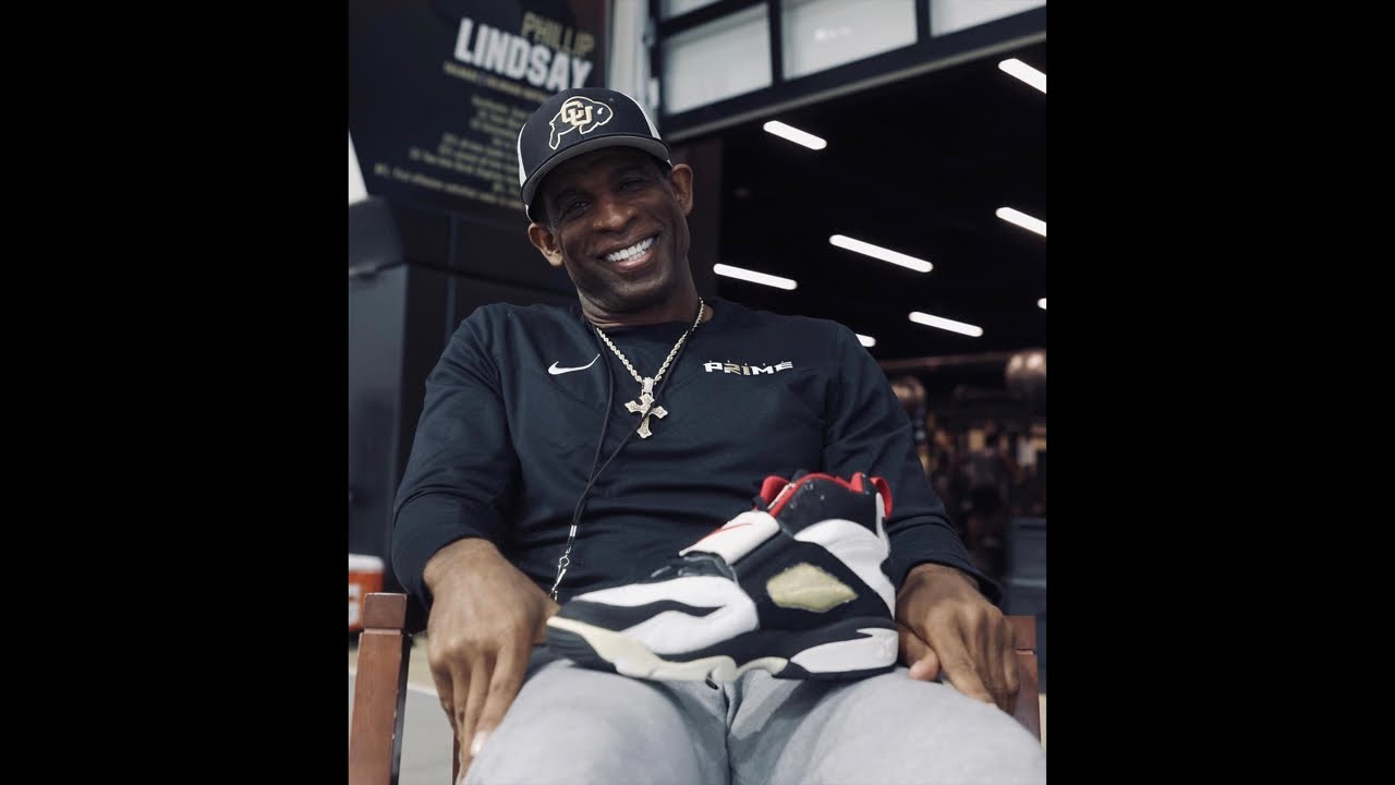 Deion Sanders ONLY HC with his OWN SHOES/CLEATS and GOLD JACKET | Life ...