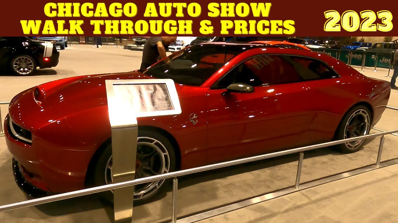Chicago Auto Show walk through- cars & trucks & prices 2023 - YouTube