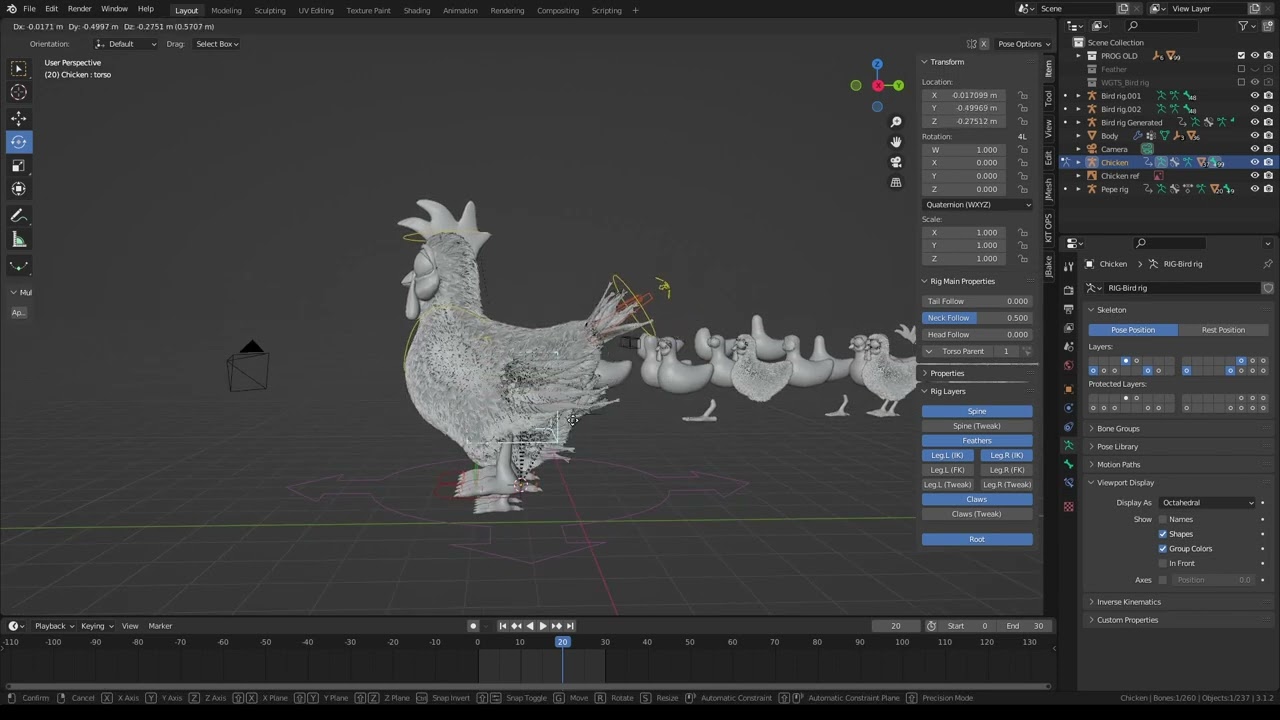 Chicken rig final - YouTube