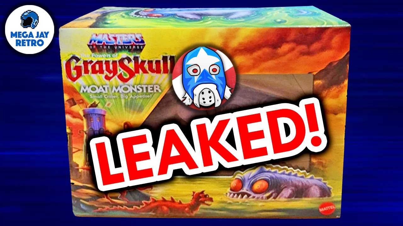 LEAKED! Moaty the Moat Monster Eternia Playset MOTU Powers of Grayskull ...