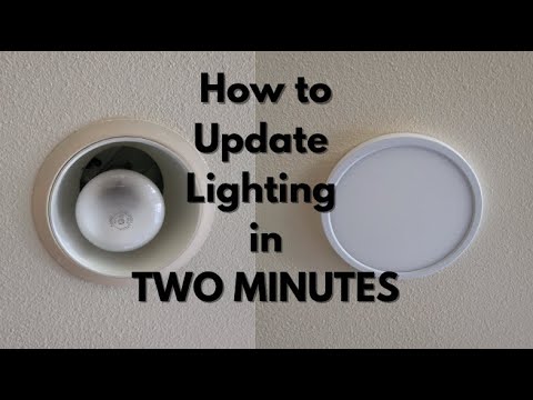 How to Update Can Lights to MODERN LIGHTING in One Minute DIY HOME ...