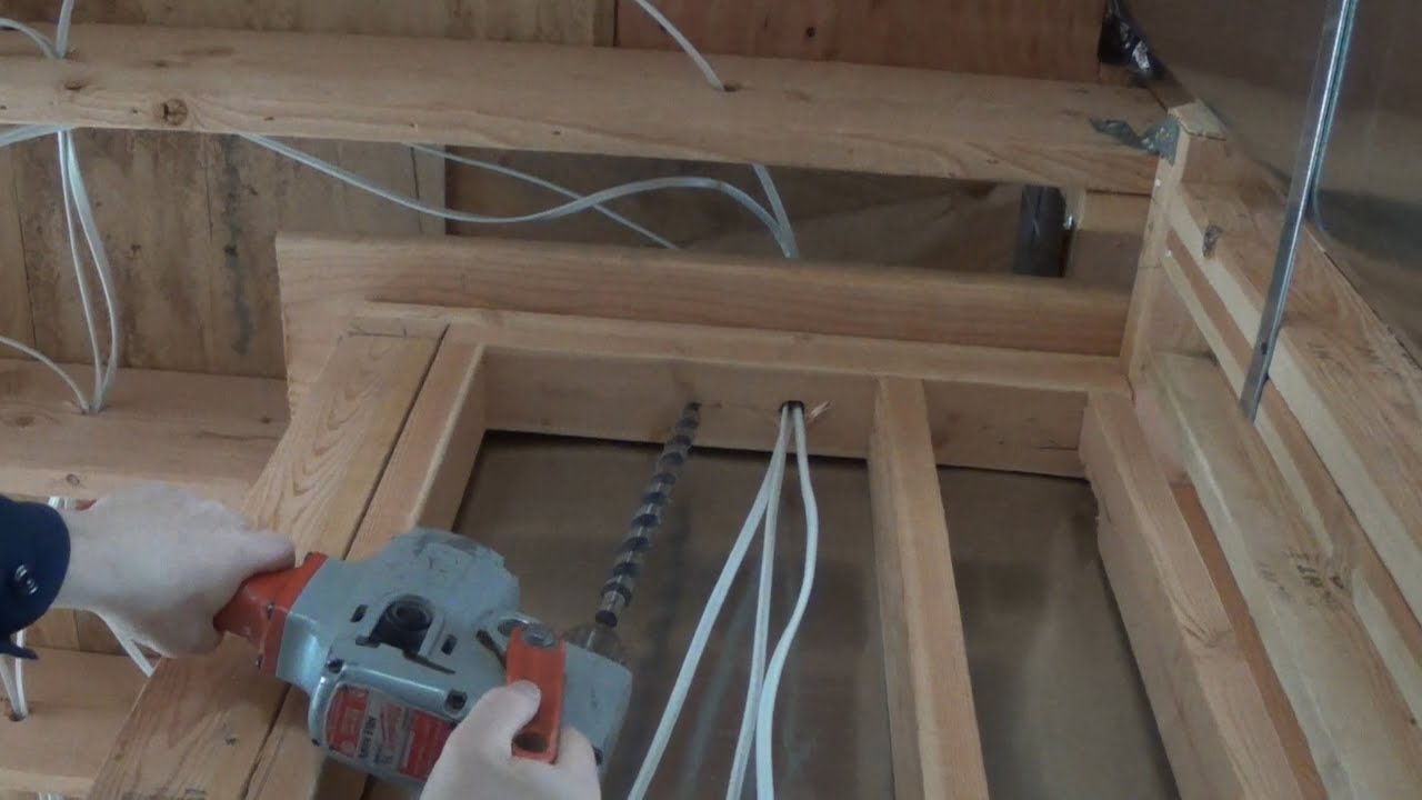 Bedroom wiring basic part 5. Cable installation. - YouTube
