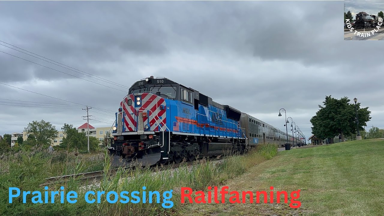 Prairie Crossing Railfanning! - YouTube