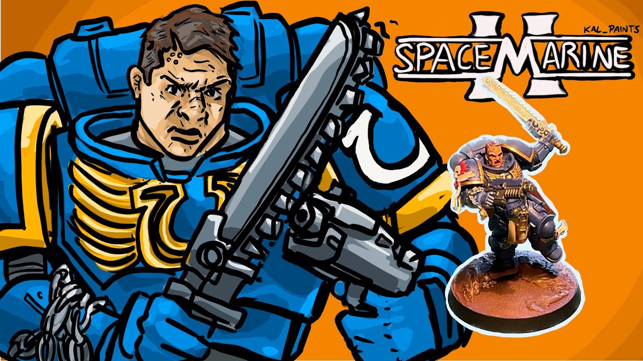 Painting Lt. Titus from Warhammer 40K Space Marine 2! | Warhammer ...