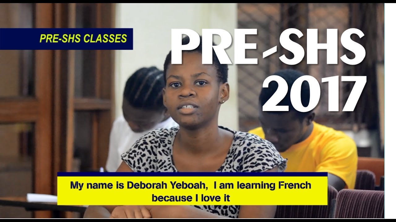 Pre-SHS Programme 2017 - YouTube