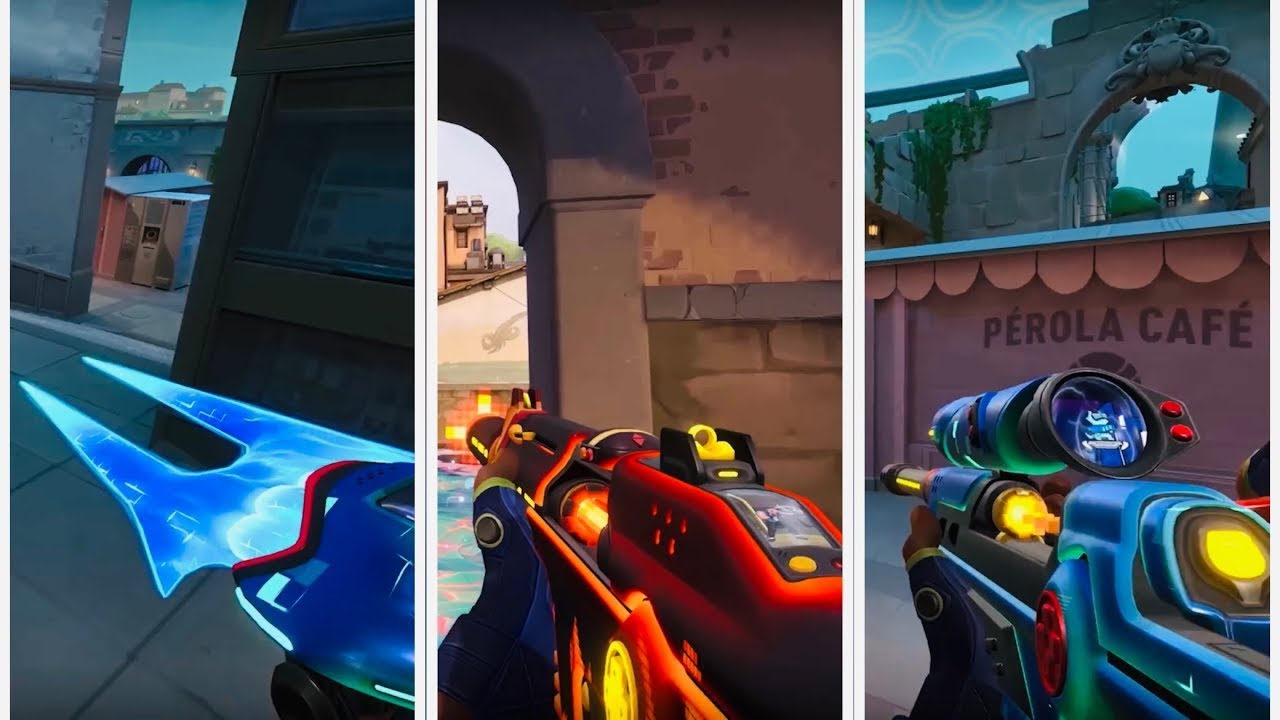 ALL ARCADE SKINS GAMEPLAY - VALORANT Radiant Entertainment System Skin ...