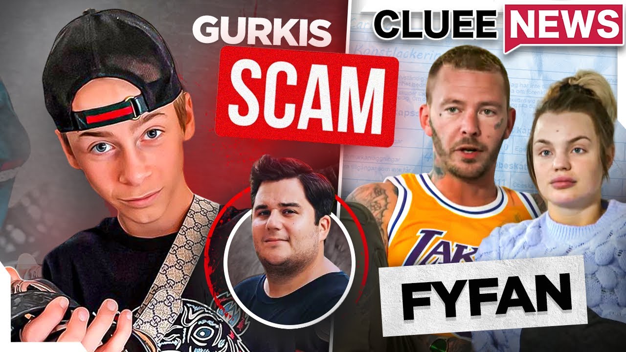 Gurkis anklagad för scam - HACKAD #ClueeNews Jocke & Jonna vs ...