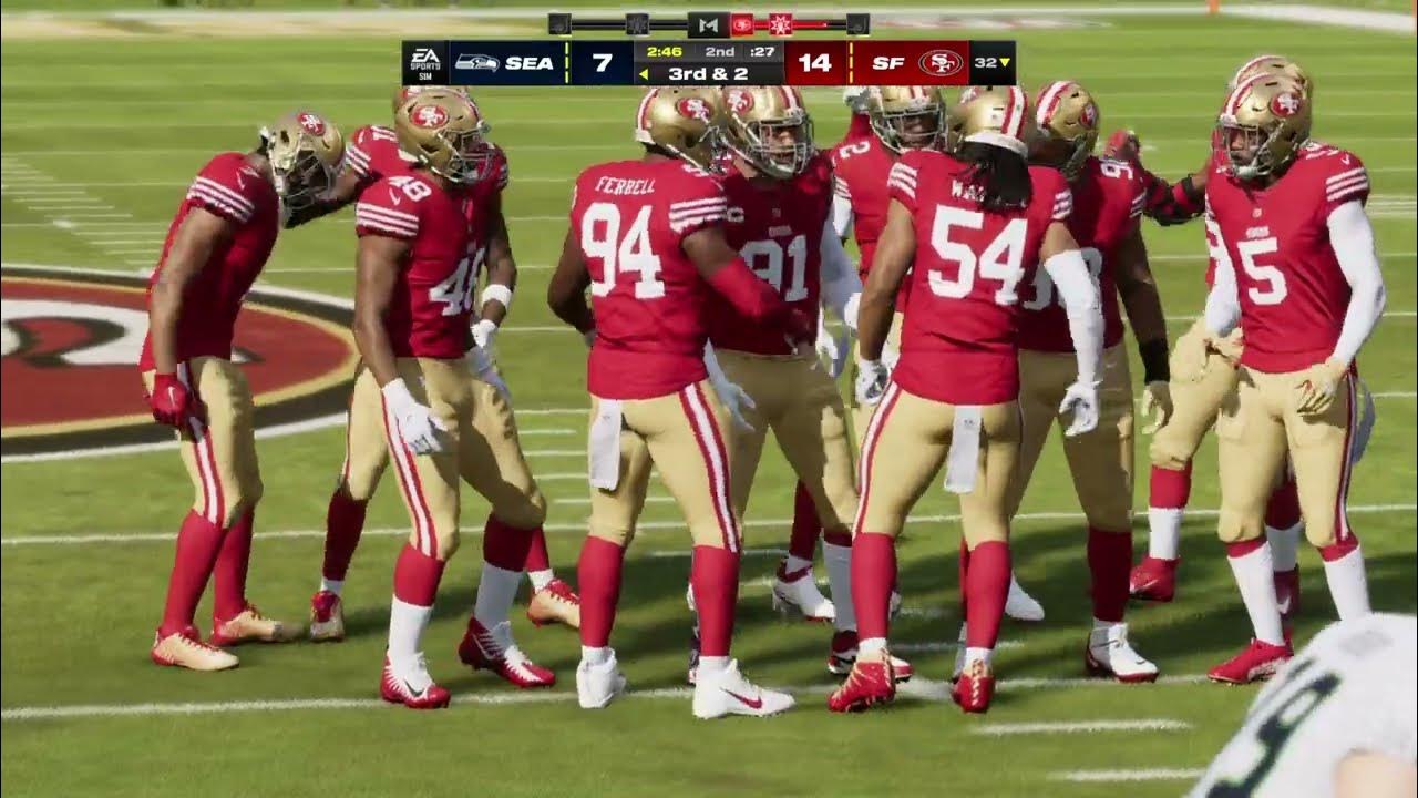 Madden NFL 24 Week 14 Simulation The Seattle Seahawks vs The San Francisco 49ers - YouTube