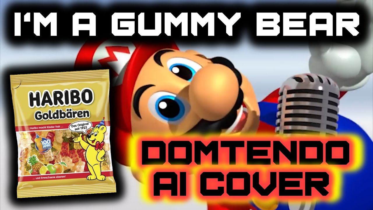 I'm a Gummy Bear (AI-Cover) | Domtendo sings Gummy Bear Song | Remix ...