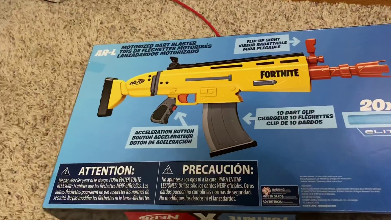 Fortnite AR-L unboxing - YouTube