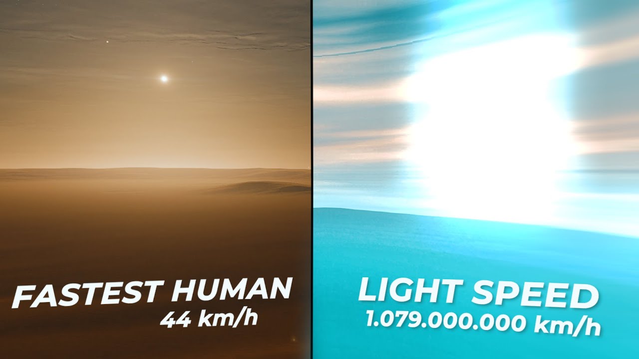 Speed Comparison on Earth: Fastest Human to Light Speed - YouTube